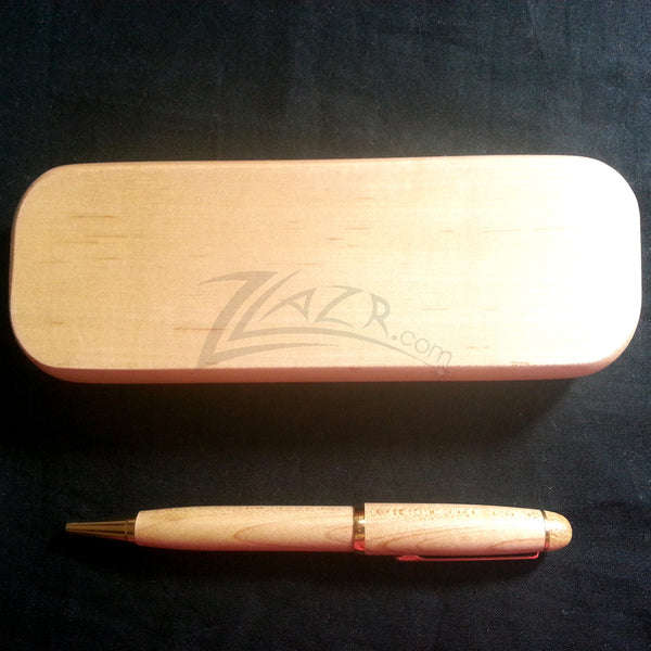 1 CUSTOM Wooden Maple Pens - Personalized – ZLazr